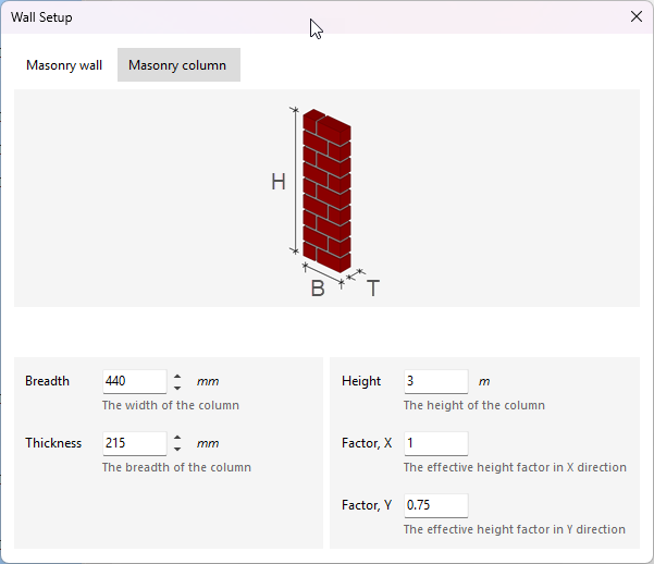Brick Wall Design Software