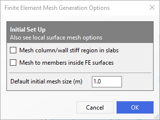 Global Meshing Options | MasterSeries Help
