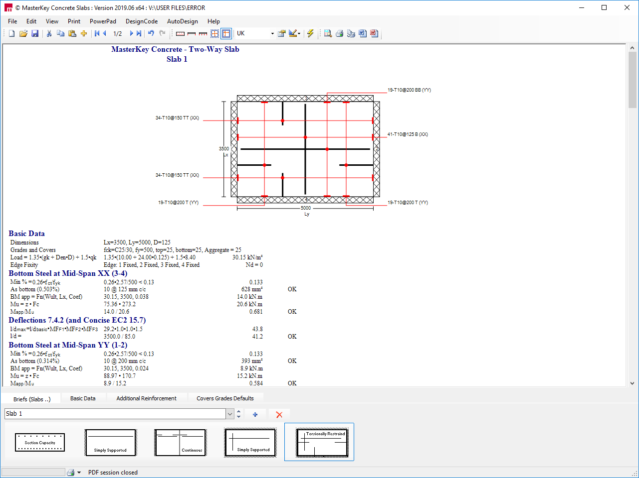 MasterKey Concrete Slabs