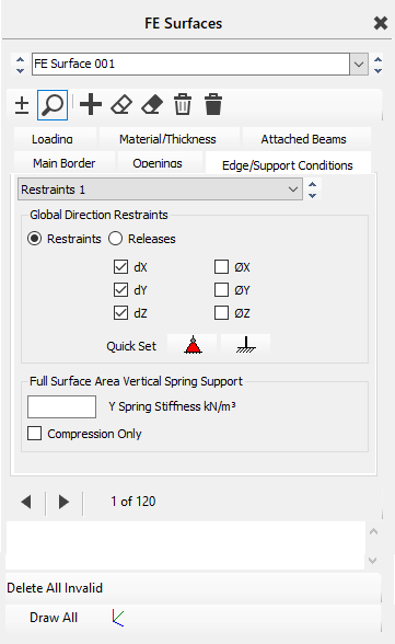 Edge Restraints and Releases | MasterSeries Help