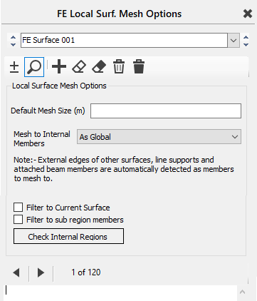 Local Surface Mesh Options