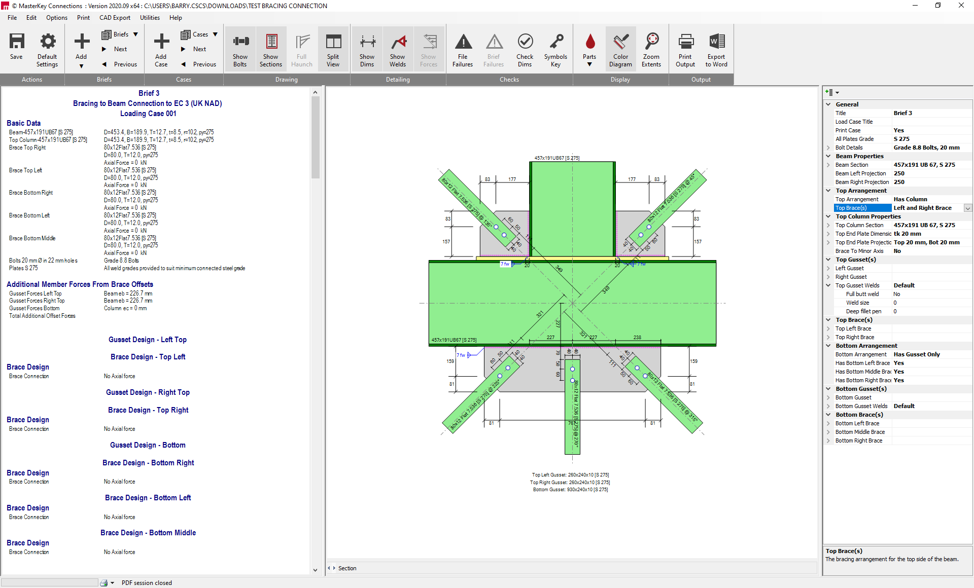 Vertical Bracing (Beam)