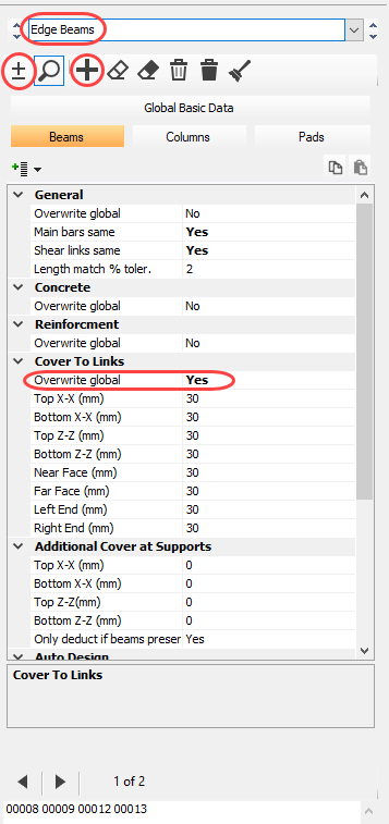 Concrete Member Design Groups (Pro) | MasterSeries Help