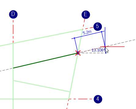 Tracking Lines and Points - 1st end of member