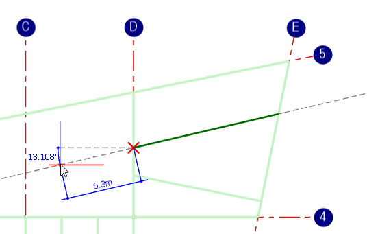 Tracking Lines and Points - 1st end of member