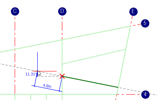 Tracking Lines and Points - 1st end of member