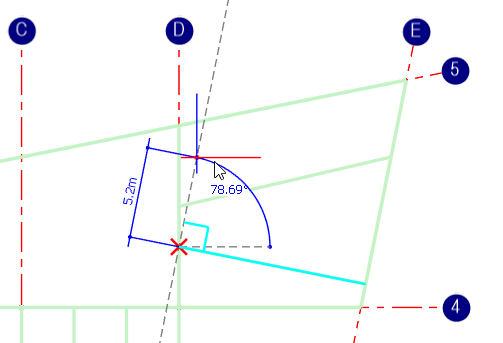 Tracking Points and Lines – first end of member | MasterSeries Help