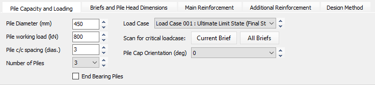 Pile Capacity and Loading | MasterSeries Help