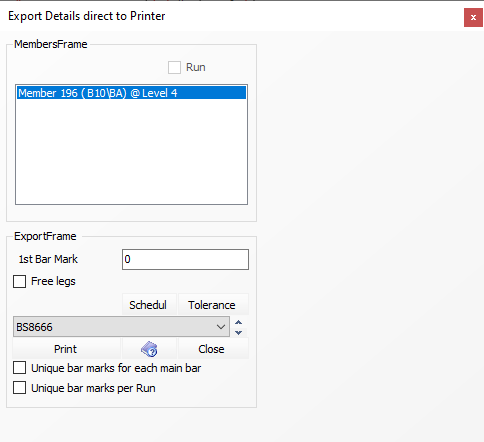 Exporting RC Details | MasterSeries Help