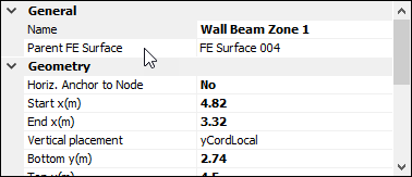 Wall Beam Zone