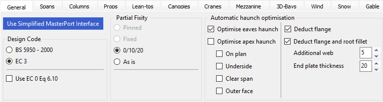 General tab – Setup Overview | MasterSeries Help