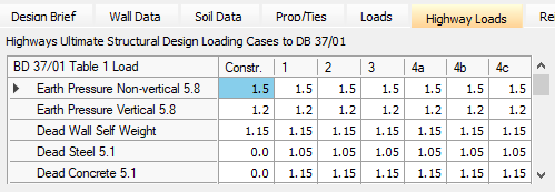 Highway Loads Tab | MasterSeries Help