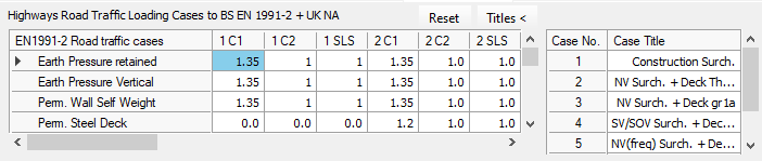 Highway Loads Tab | MasterSeries Help